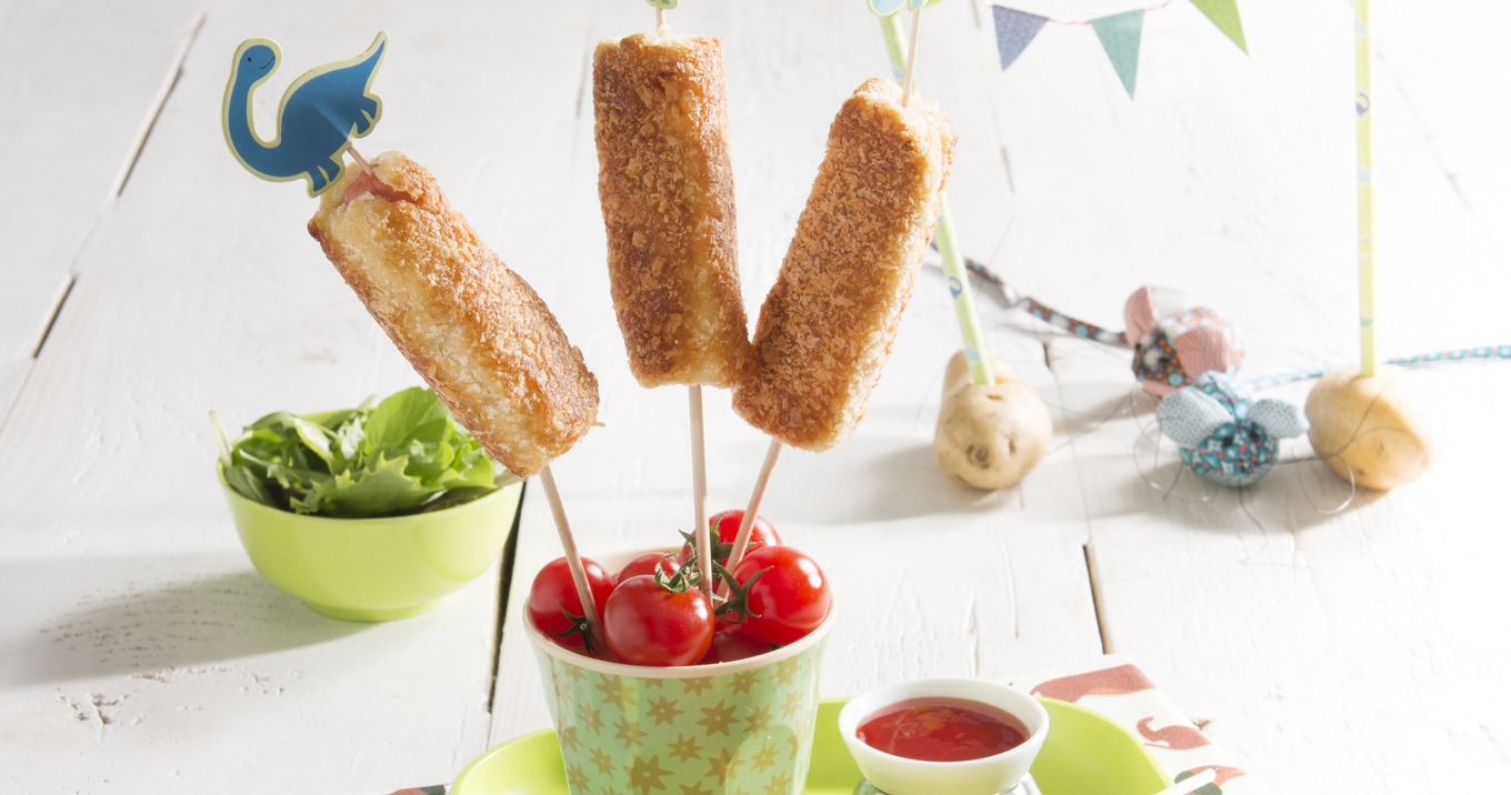 Sucettes de Knacki® à la purée de Ratte du Touquet